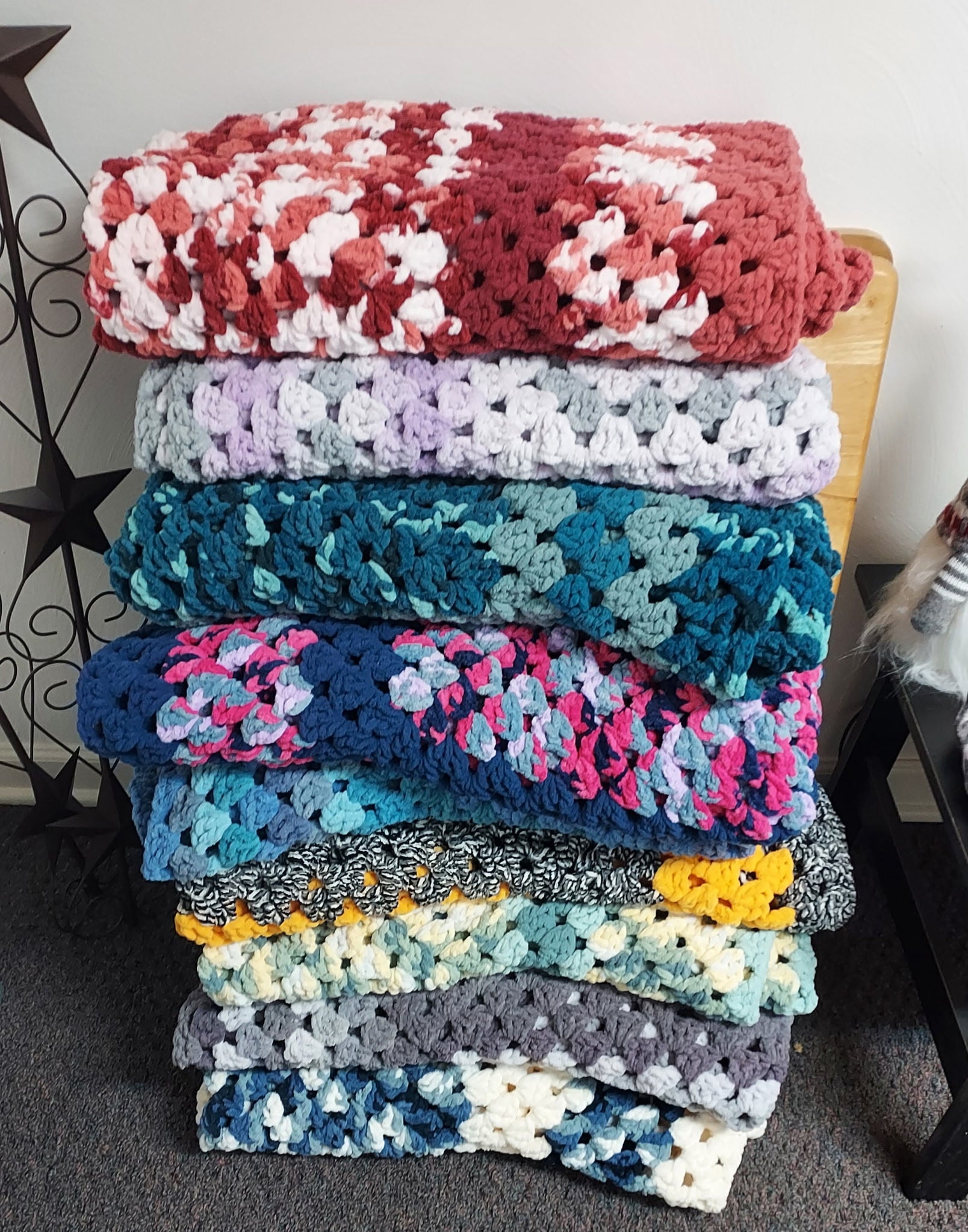 Lap Blanket (granny square) – Hammer & Stain Dubois